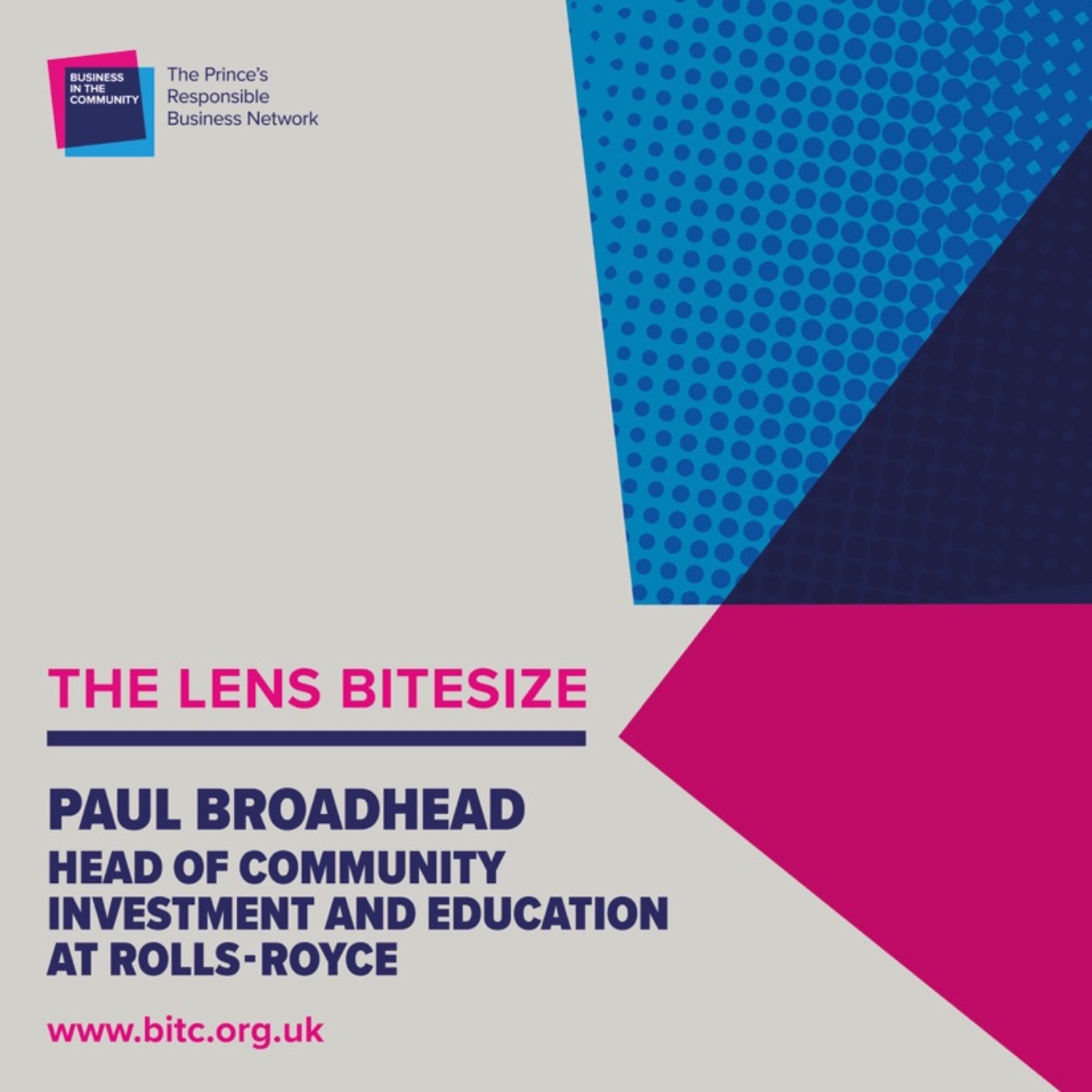 Bitesize with ROLLS-ROYCE GROUP: Paul Broadhead, Head of Community ...