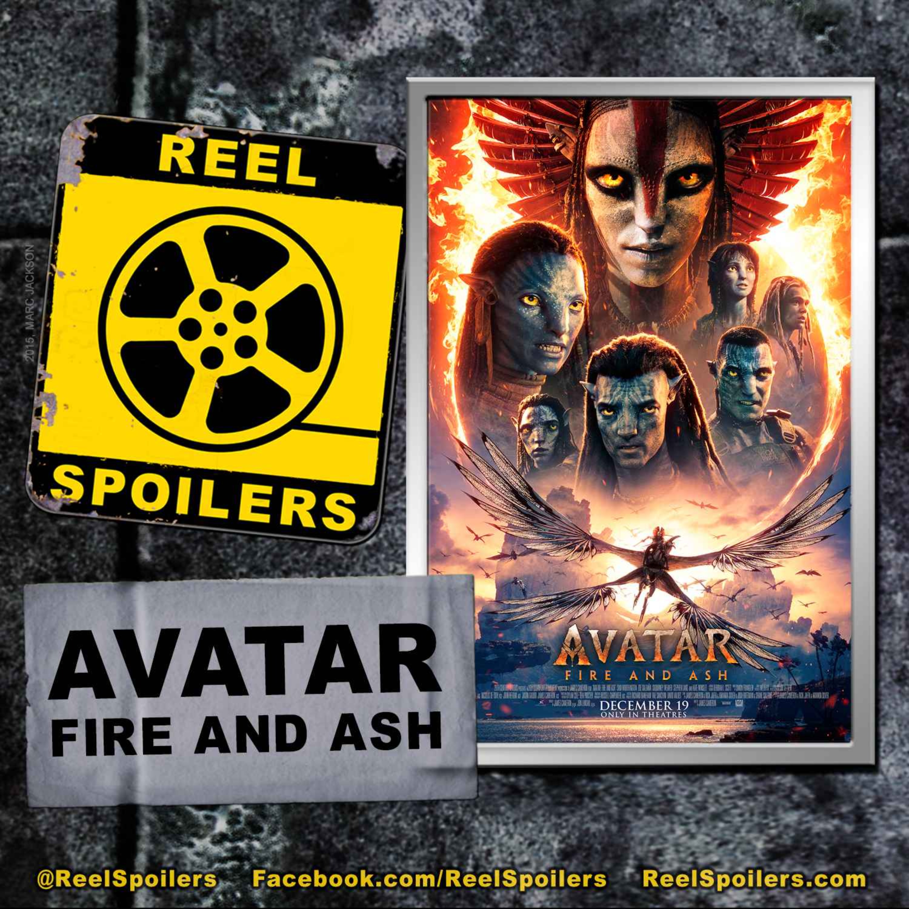 AVATAR: FIRE AND ASH Starring Sam Worthington, Zoe Saldaña, Sigourney ...