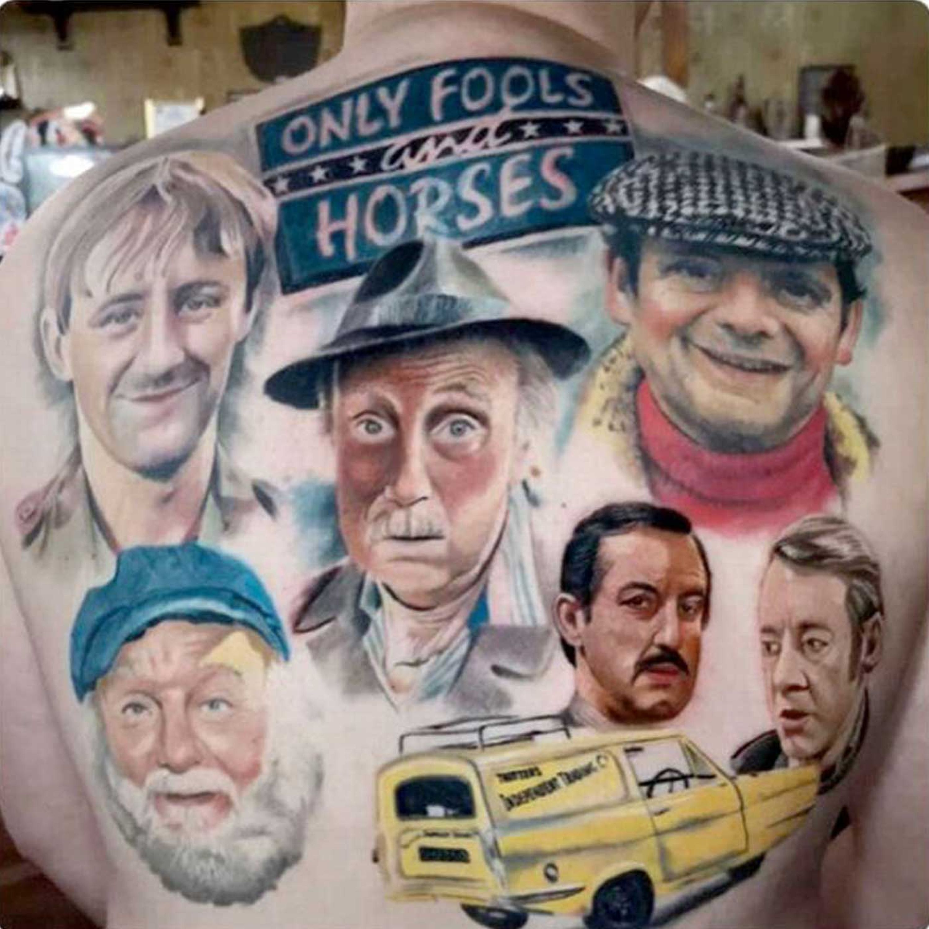 This Man Got The Cast of Only Fools And Horses On His Back - Room 104 ...