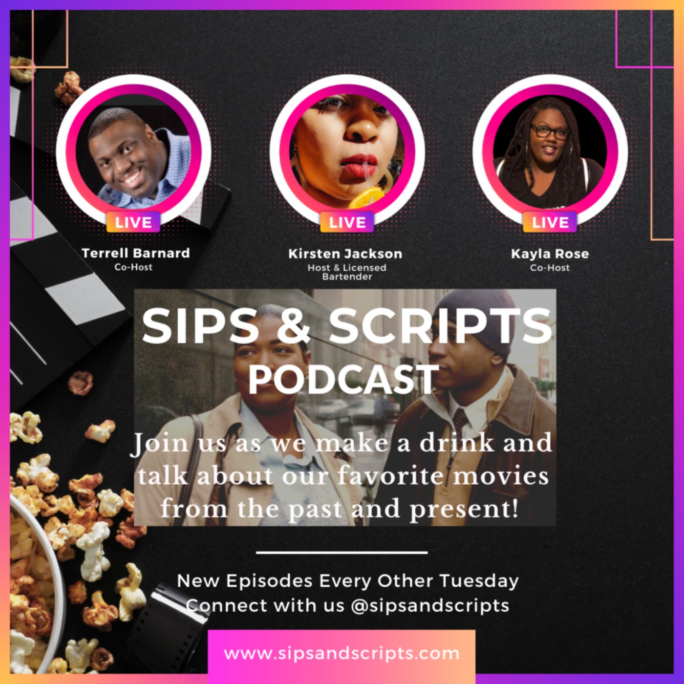 Episode 1: Last Holiday - Sips and Scripts | Acast