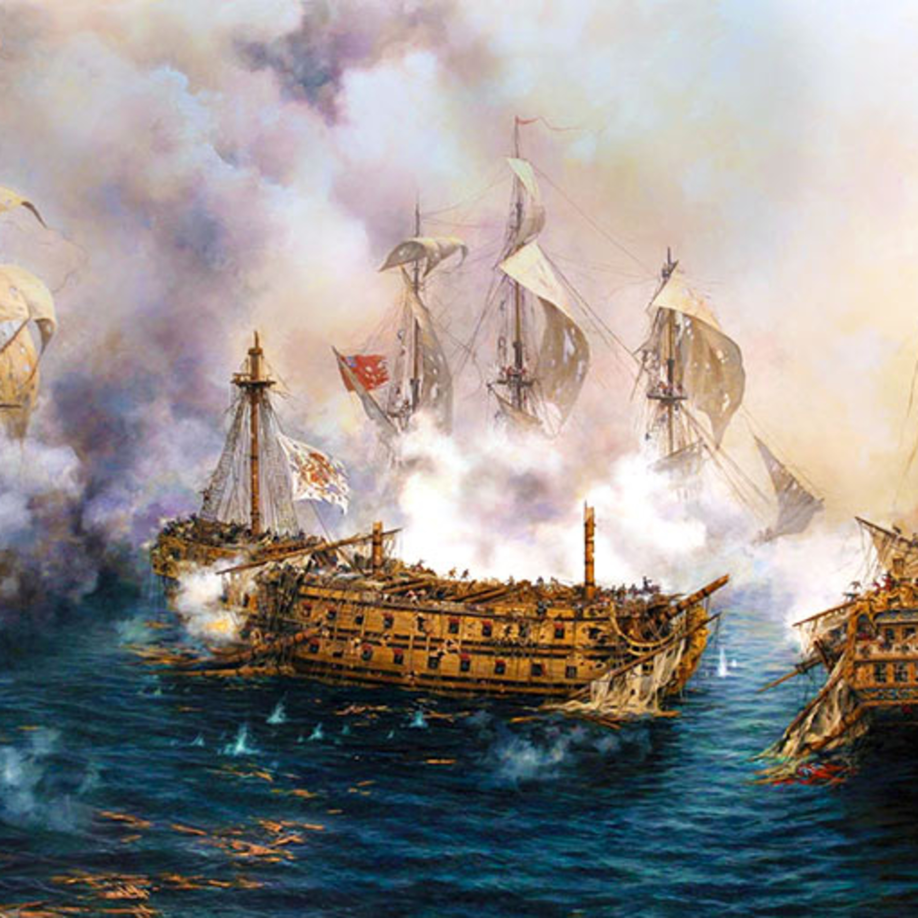 La última batalla de EL GLORIOSO: el navío español que 1 VS 11 humilló ...