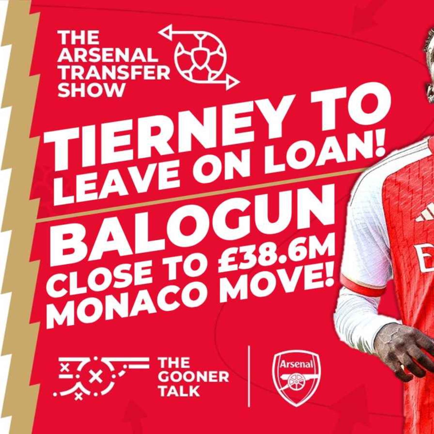 The Arsenal Transfer Show EP372: Folarin Balogun, Kieran Tierney ...