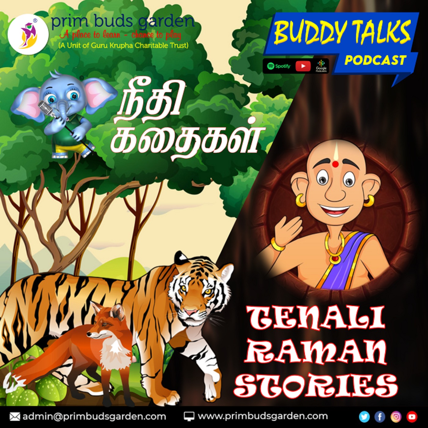 #BUDDY #TALKS #PODCAST | TODAY’S MESSAGE | THENALI RAMAN | STORY TIME ...