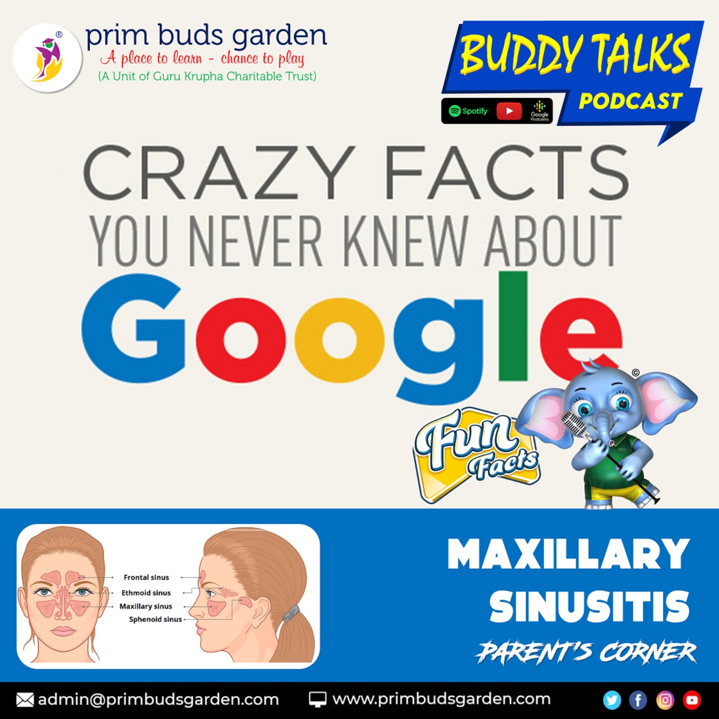 BUDDY TALKS PODCAST | INTERESTING FUN FACTS ABOUT GOOGLE | PARENT’s ...