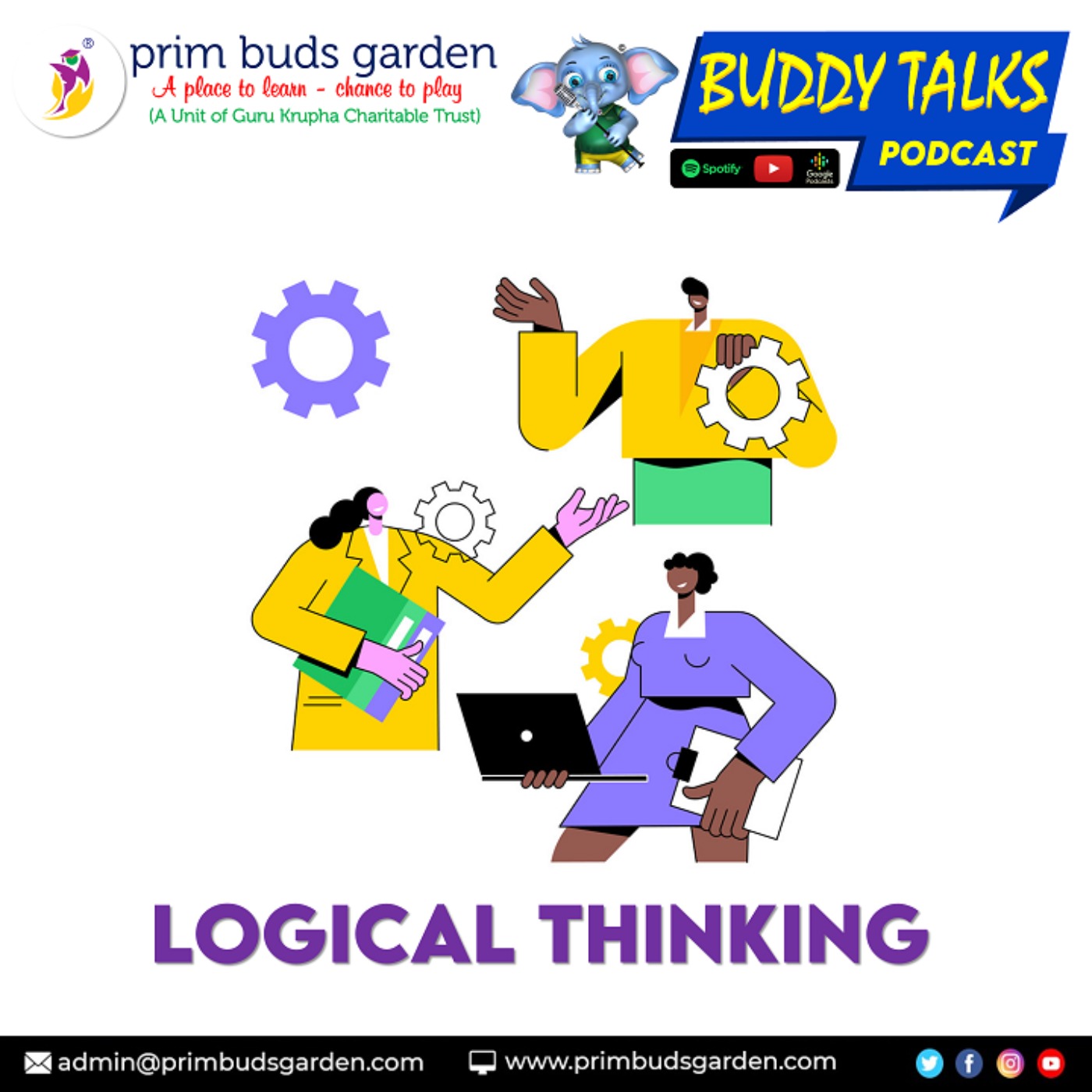 BUDDY TALKS #PODCAST | RIDDLES | LOGICAL THINKING 14.06.23 - Prim Buds ...