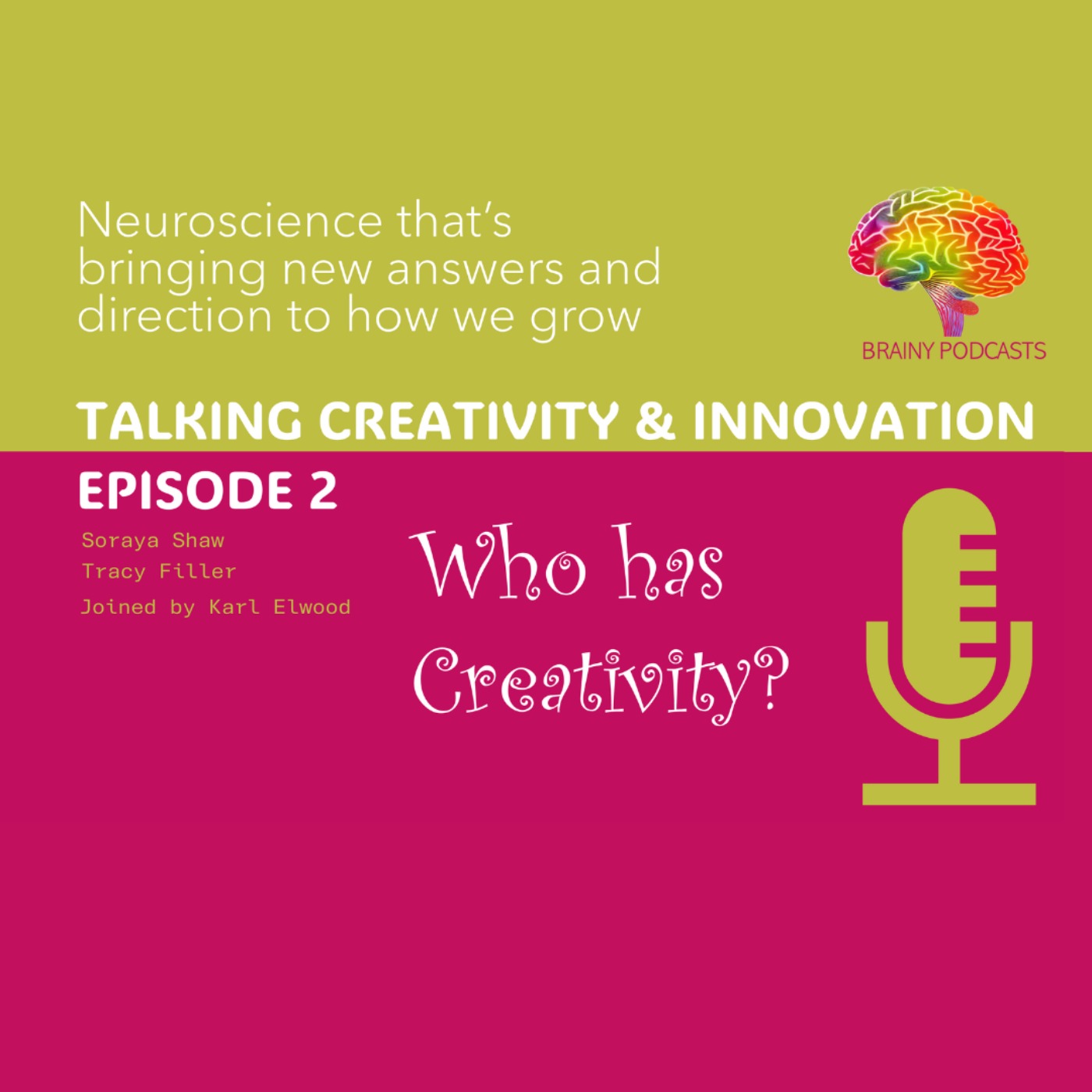 Brainy Podcasts Talking Creativity & Innovation - Hosted by Brainy Podcasts